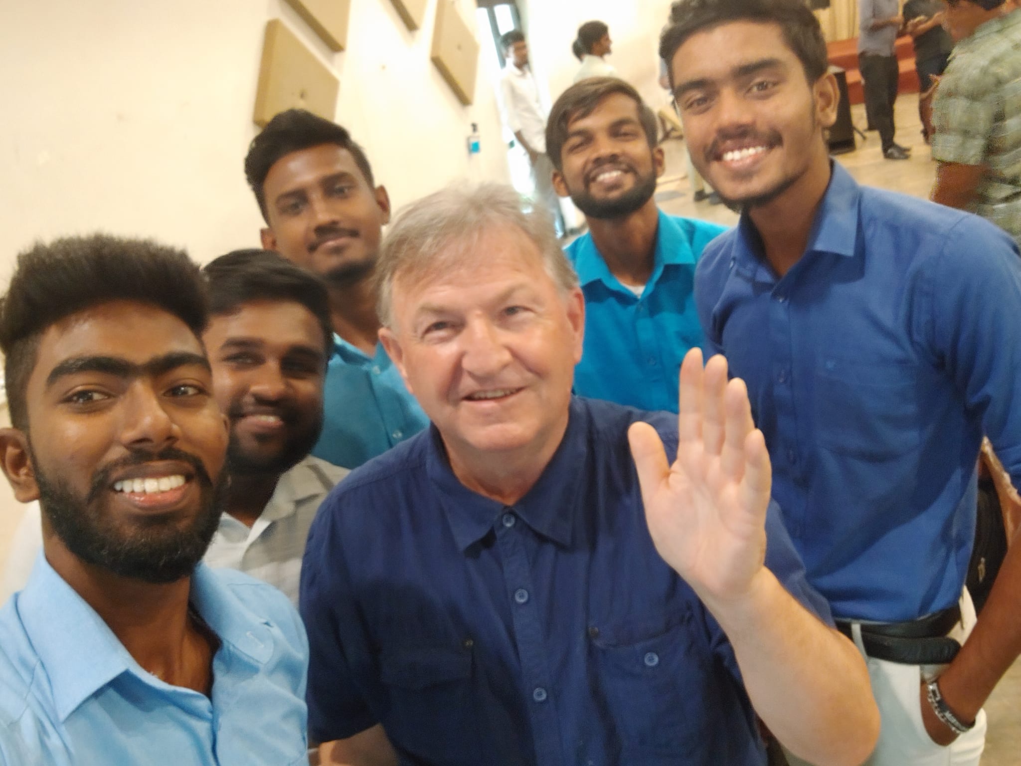 Mark and students in Colombo Sri Lanka | World Evangelical Alliance