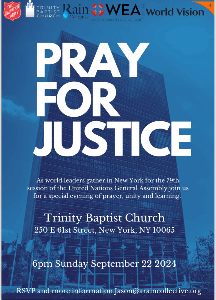 Pray for Justice | World Evangelical Alliance